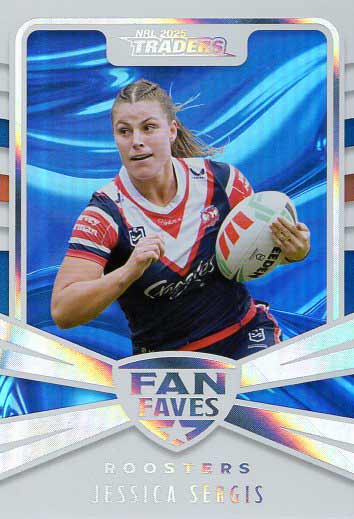 2025 NRL Traders Fan Faves Blue FFB24 Jessica Sergis Roosters | Diggaz ...