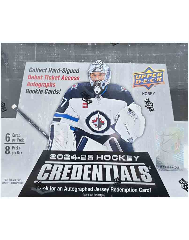 2024-25 Upper Deck Nhl Credentials Hobby Box | Diggaz Trading Cards