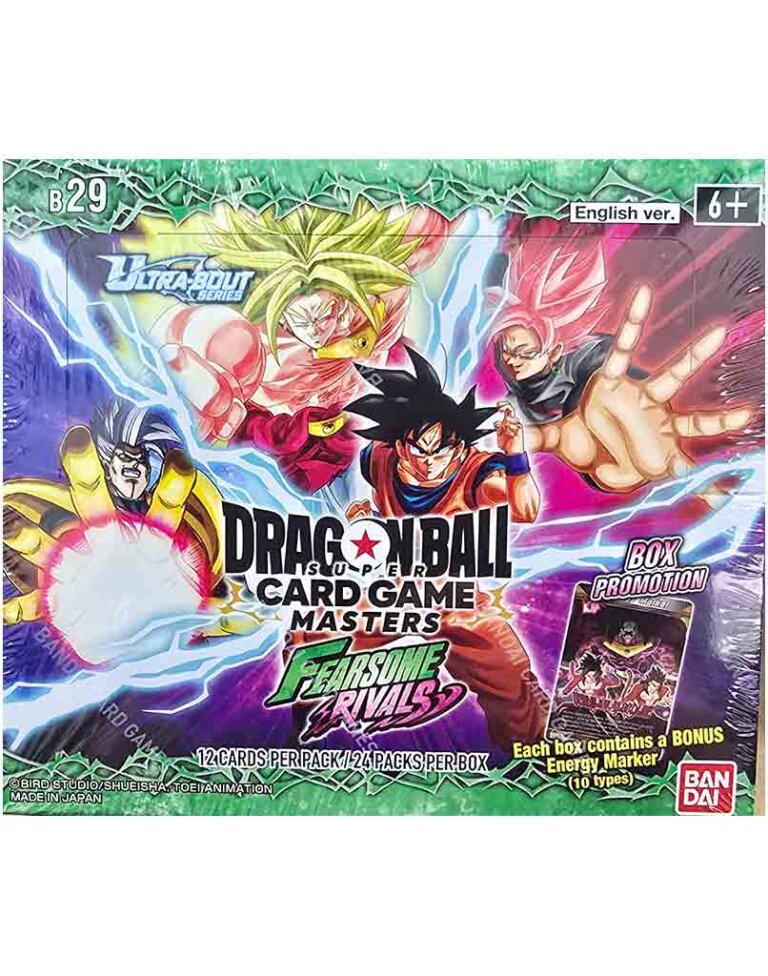 Dragon Ball Super Ultra Bout B29 Fearsome Rivals Booster Box | Diggaz ...