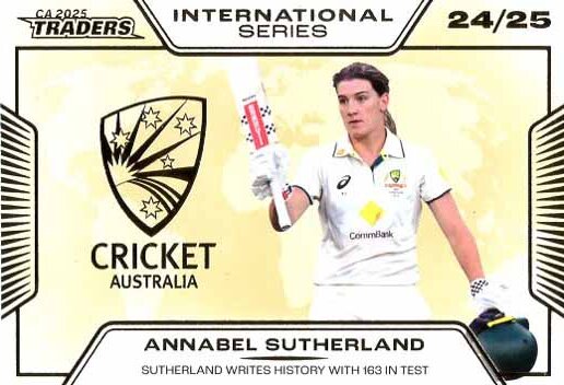 2025/26 CA Traders International Series Gold ISG34 Annabel Sutherland ...