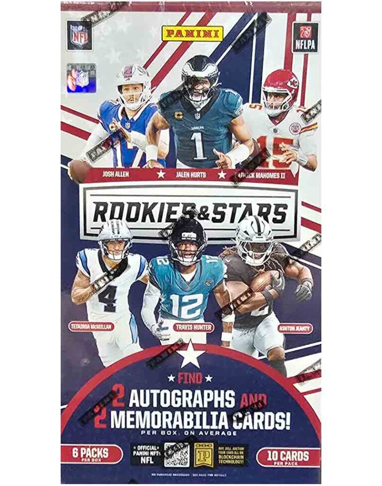 2025 Panini NFL Football Rookies & Stars Hobby Box | Diggaz Trading Cards