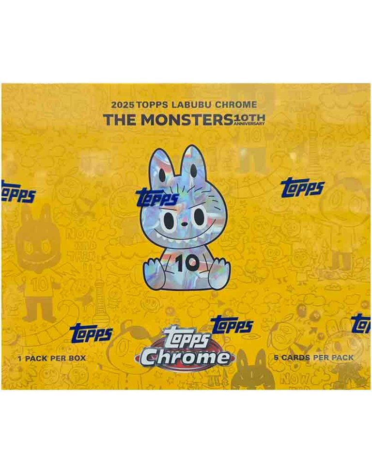 2025 Topps Chrome Labubu 10th Anniversary Hobby Box | Diggaz Trading Cards