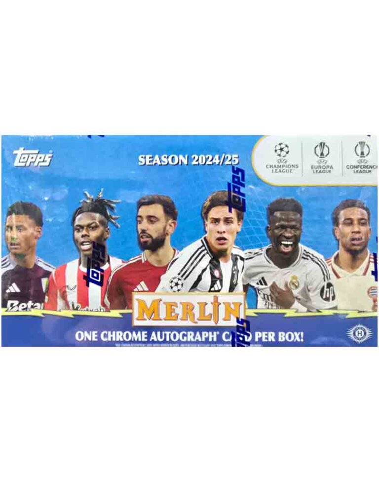 2024/25 Topps Chrome UEFA Club Competitions Merlin Soccer Hobby Box ...